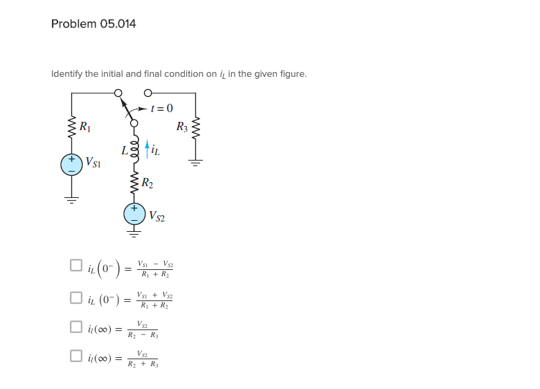 Solved Problem 05.014 Identify the initial and final | Chegg.com