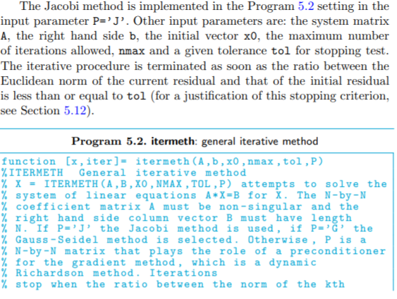 Write a program to implement the Jacobi | Chegg.com