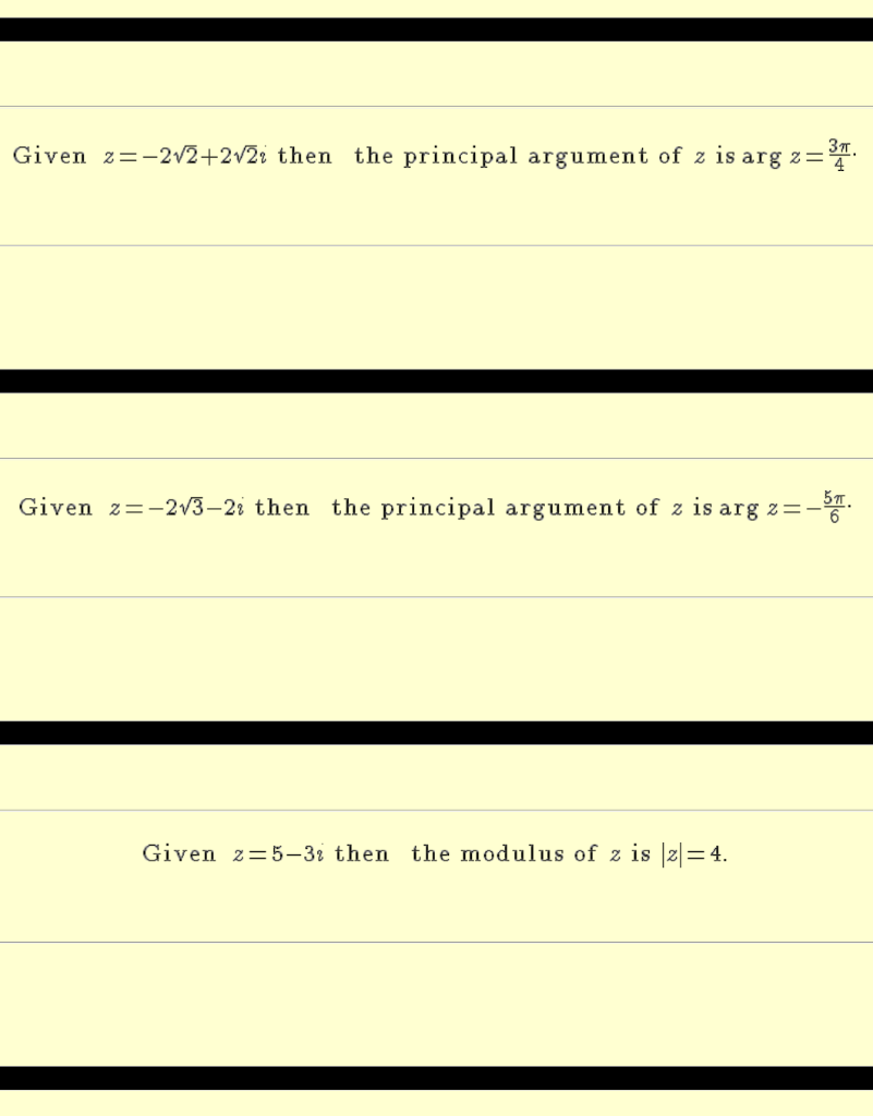 Solved Given Z 2√2 2√2i Then The Principal Argument Of Z Is