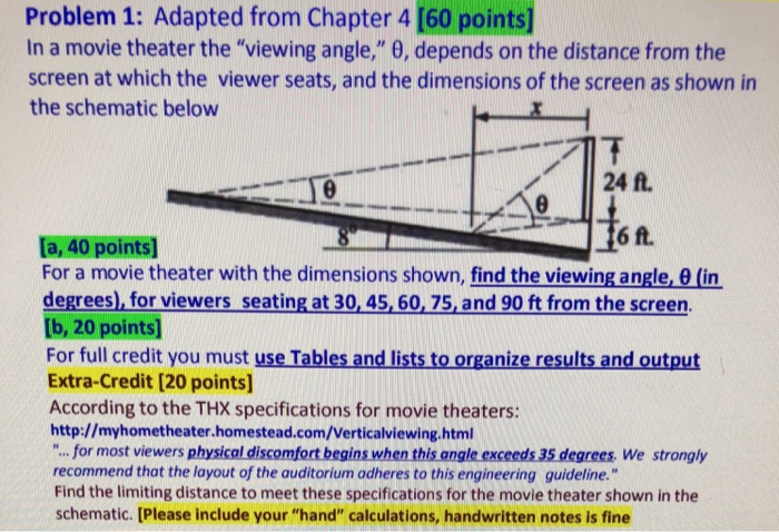 Solved Problem 1: Adapted from Chapter 4 [60 points] In a | Chegg.com