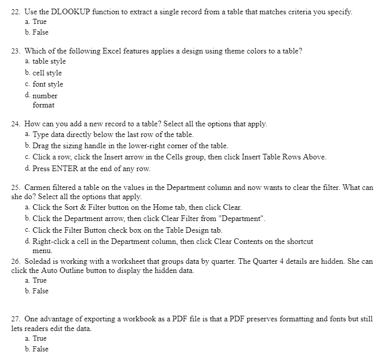 Solved 22 Use The Dlookup Function To Extract A Single 7158