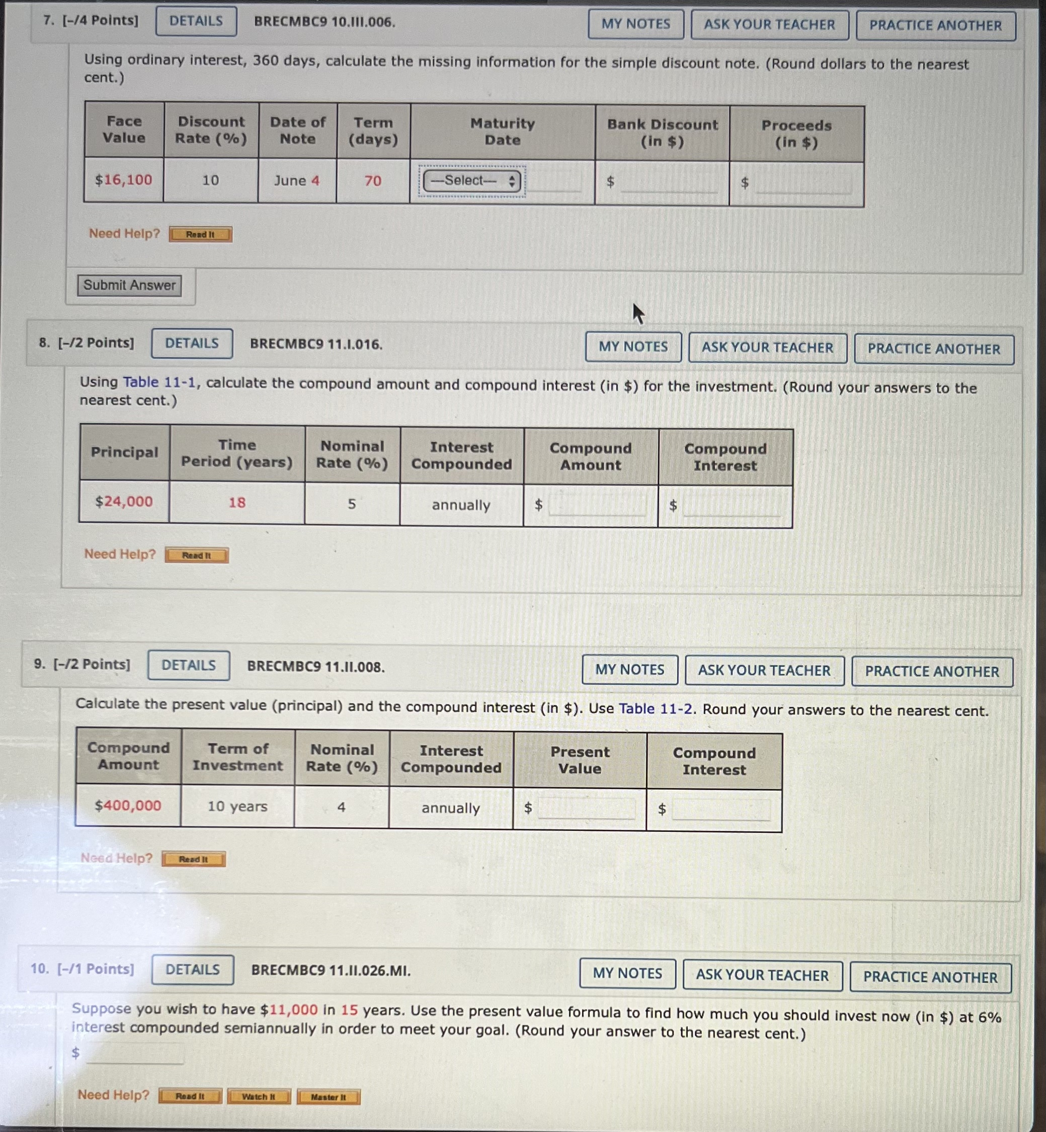 Solved Using ordinary interest, 360 days, calculate the | Chegg.com