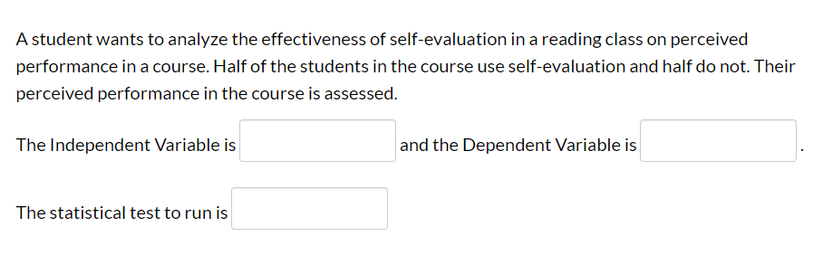 Solved A student wants to analyze the effectiveness of | Chegg.com