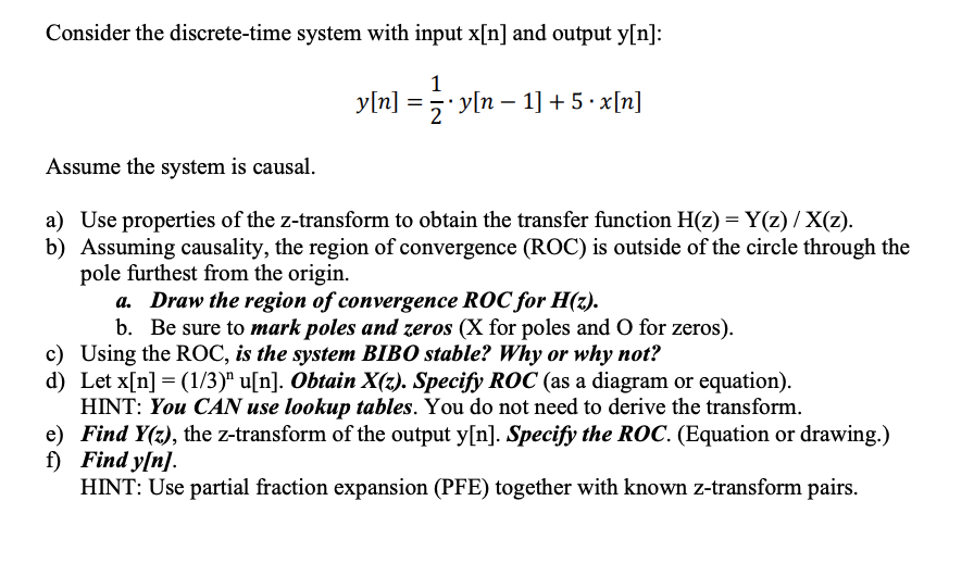 Solved Consider the discrete-time system with input x[n] and | Chegg.com