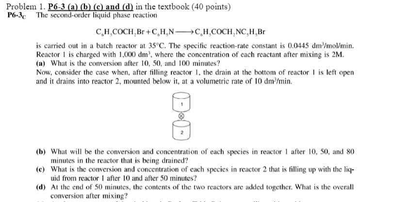 Solved Problem 1. P6-3 (a) (b) (c) and (d) in the textbook | Chegg.com