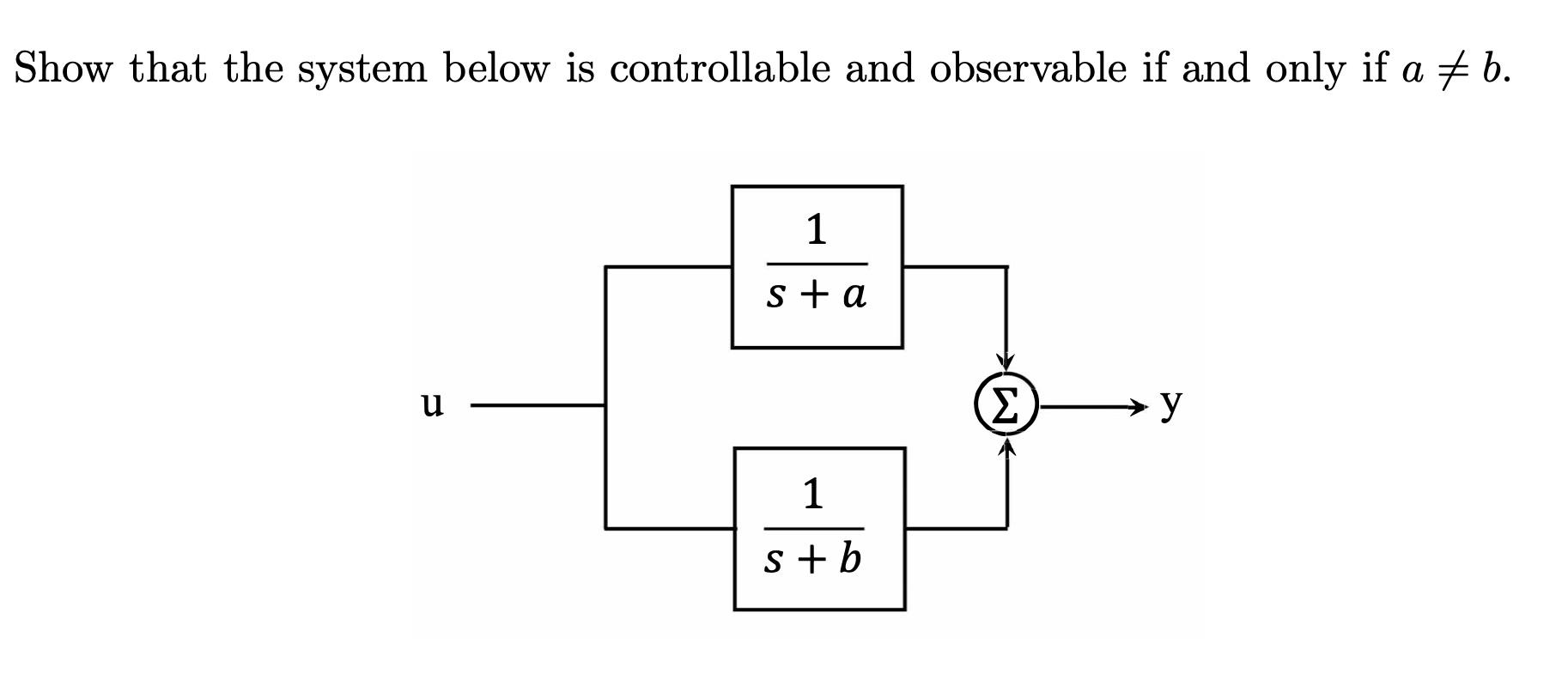 Solved Show that the system below is controllable and | Chegg.com