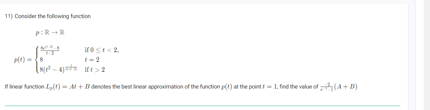 Solved 11) Consider the following function | Chegg.com