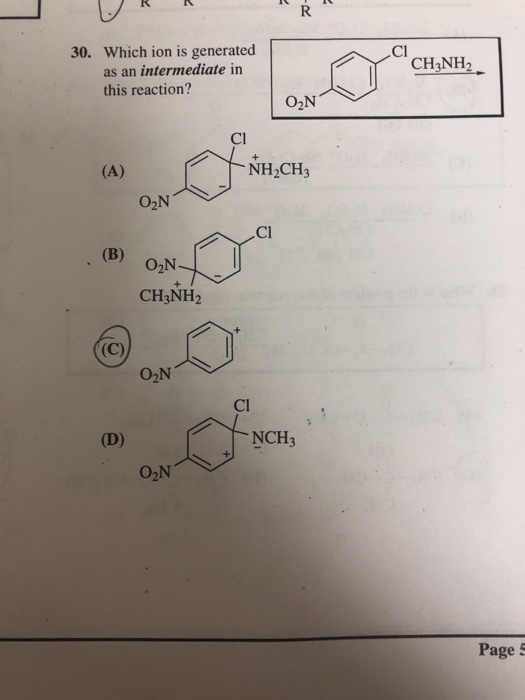 Solved 30. Which ion is generated CI CH3NH2 as an | Chegg.com