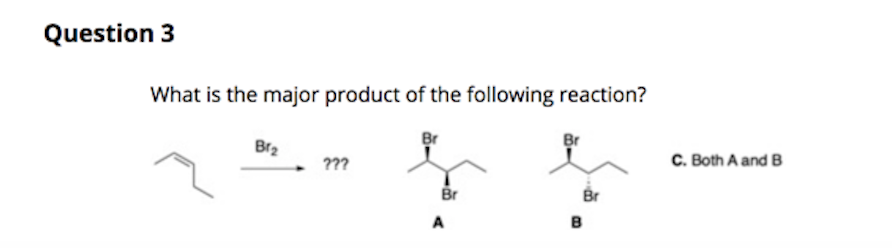 Solved What is the major monochlorination product in the | Chegg.com