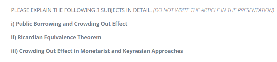 Solved PLEASE EXPLAIN THE FOLLOWING 3 SUBJECTS IN DETAIL. | Chegg.com