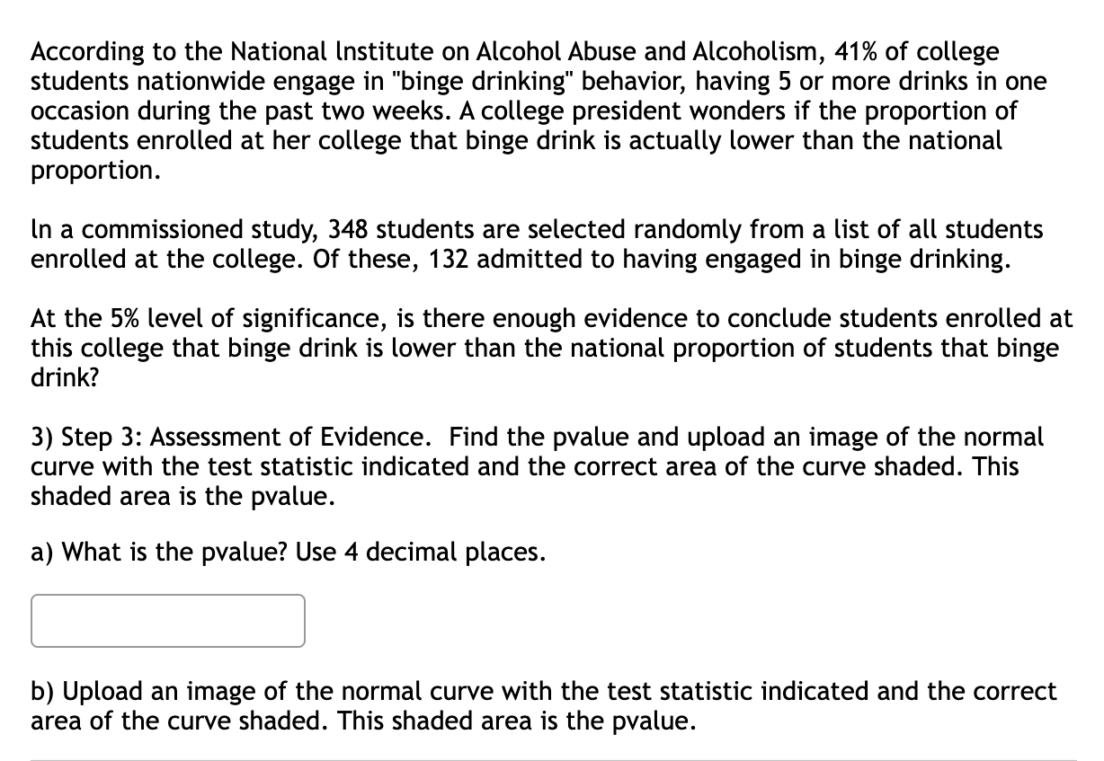 Solved According to the National Institute on Alcohol Abuse | Chegg.com