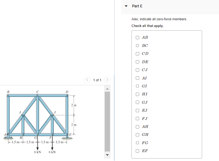 Solved Also, indicate all zero-force members. Check all that | Chegg.com Solved Also, indicate all zero-force members. Check all that | Chegg.com