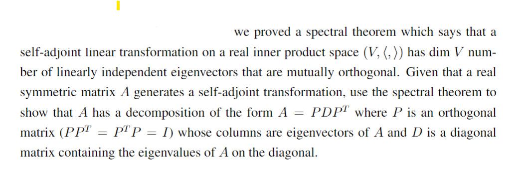 Solved We Proved A Spectral Theorem Which Says That
