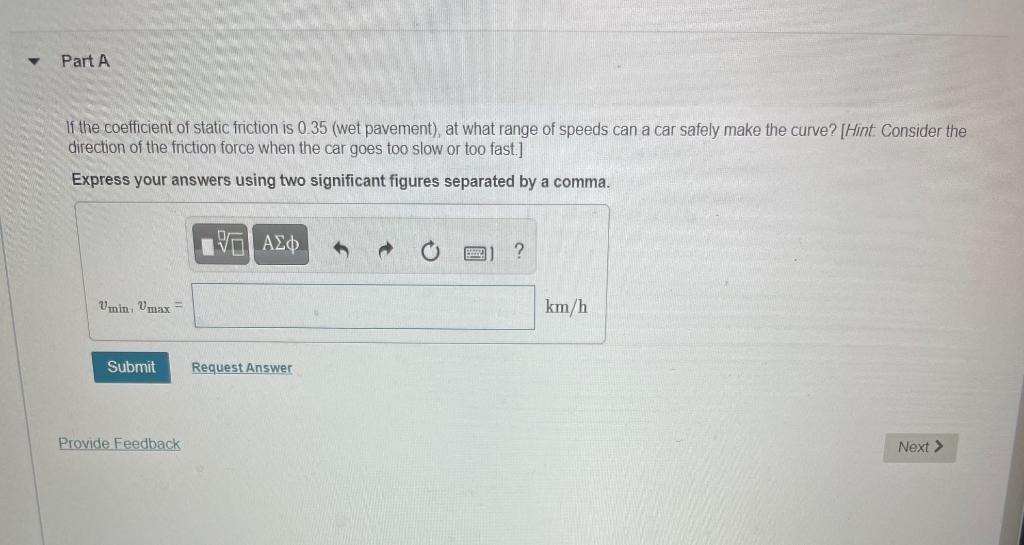 Solved A curve of radius 76 m is banked for a design speed | Chegg.com