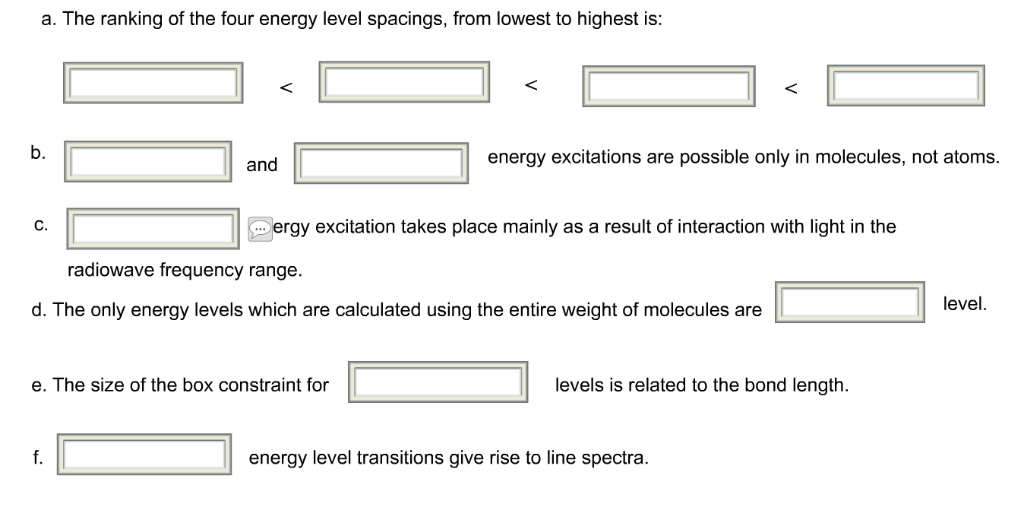 Solved Fill in the blanks with one of the following words | Chegg.com