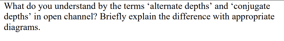 Solved What do you understand by the terms “alternate | Chegg.com