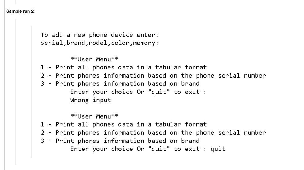 Solved Question (90 points) each task handled by a function. | Chegg.com