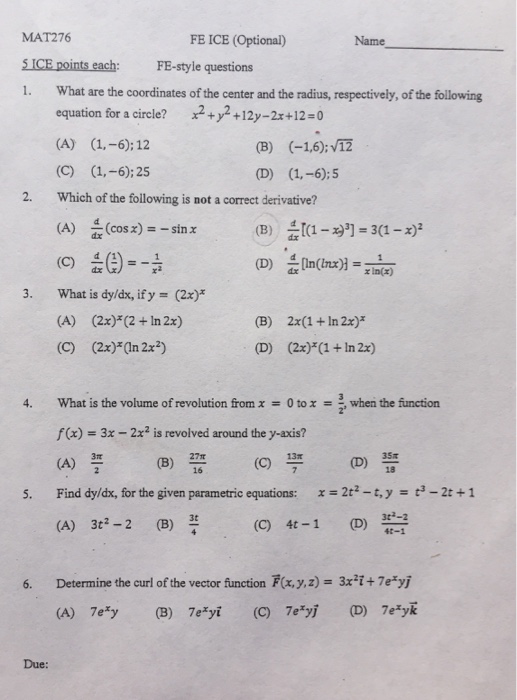 Solved What are the coordinates of the center and the | Chegg.com