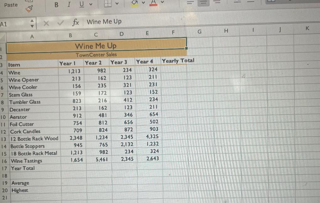 Start Excel. Download and open the file named | Chegg.com