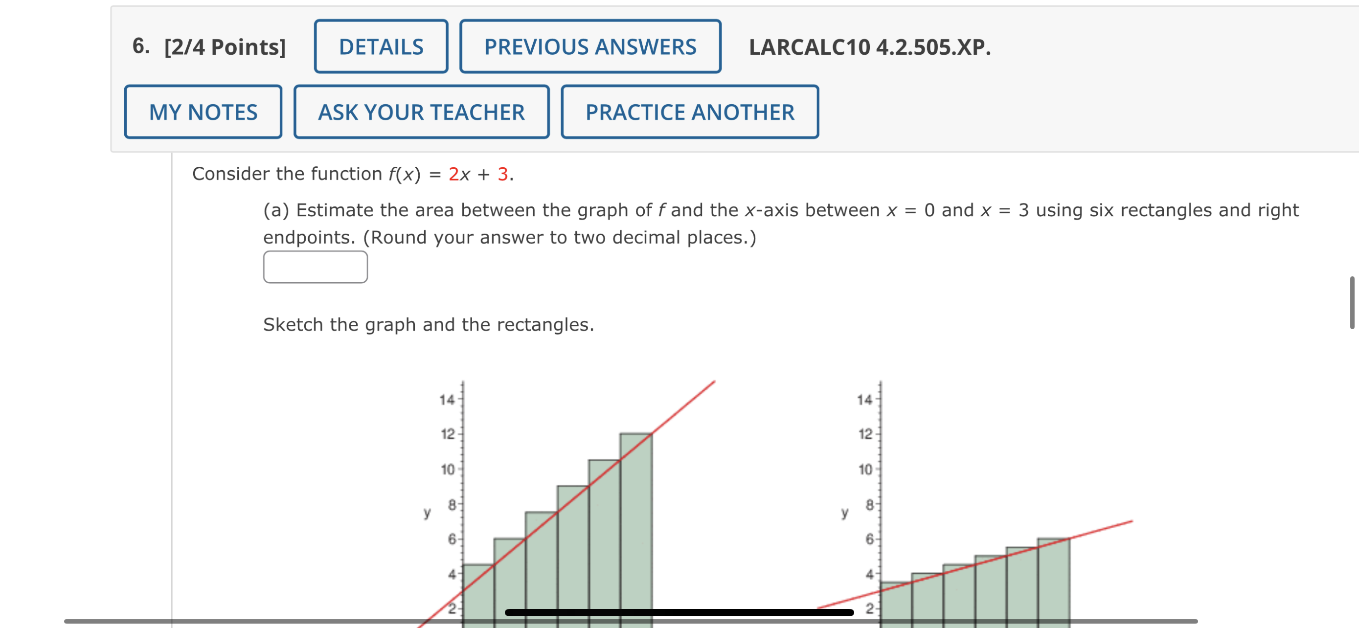 Solved Consider The Function F X 2x 3 A Estimate The