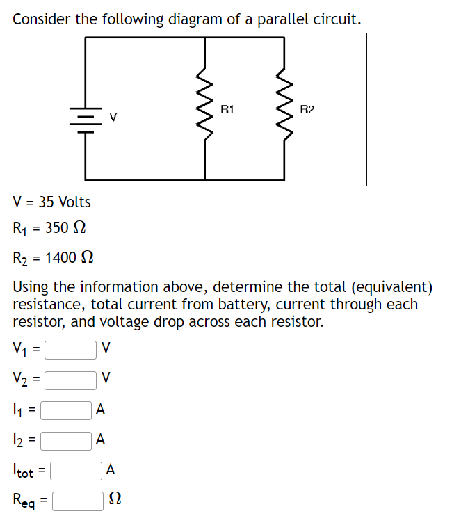 Solved Consider the following diagram of a parallel | Chegg.com