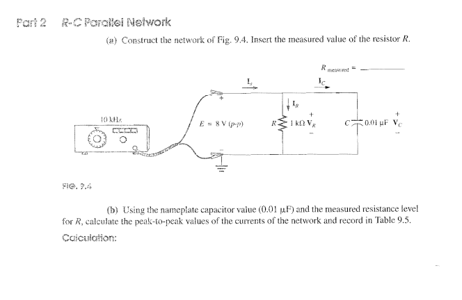 Solved I need help solving parallel sinusoidal circuit the | Chegg.com