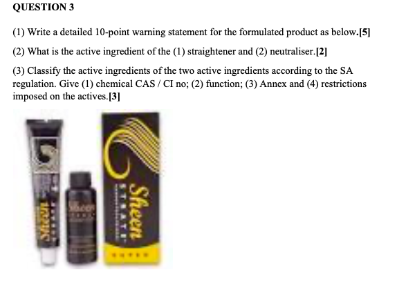 Solved QUESTION 3(1) Write a detailed 10-point warning | Chegg.com Solved QUESTION 3(1) Write a detailed 10-point warning | Chegg.com