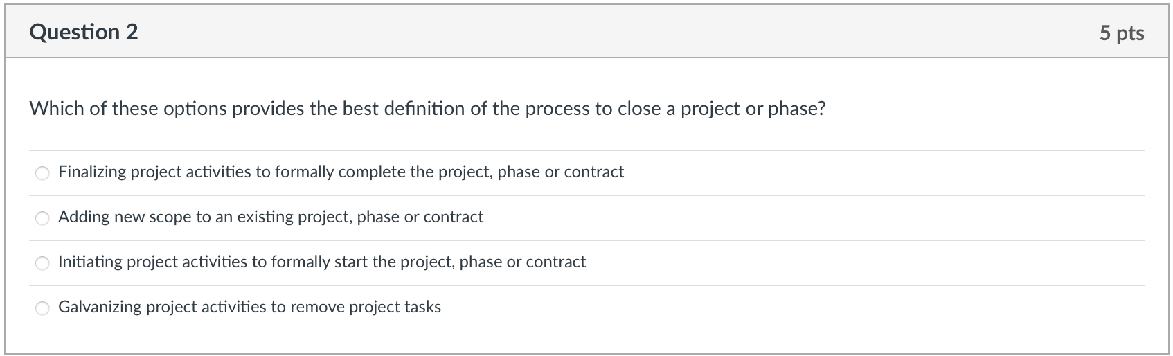 Solved Which of these options provides the best definition | Chegg.com