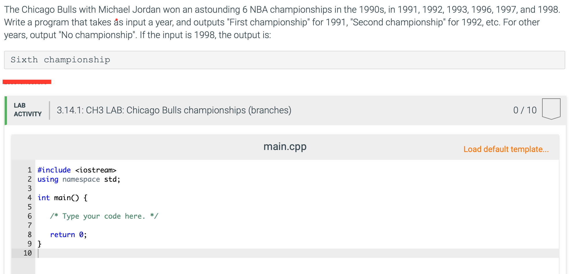 Solved The Chicago Bulls with Michael Jordan won an | Chegg.com