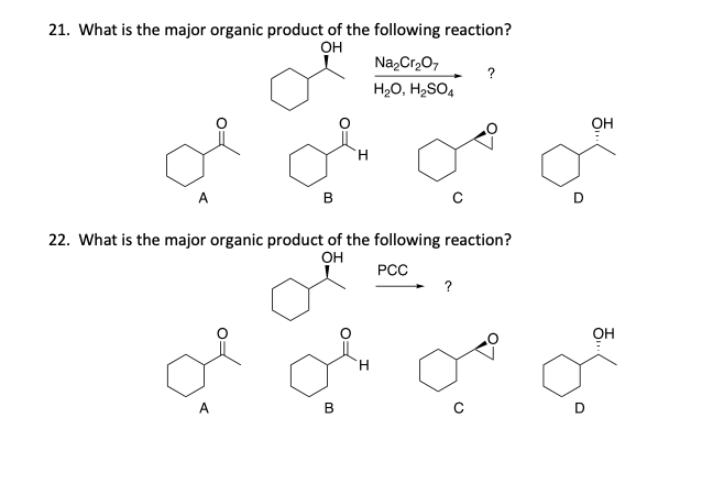 Solved 17. What starting compound will give the products | Chegg.com