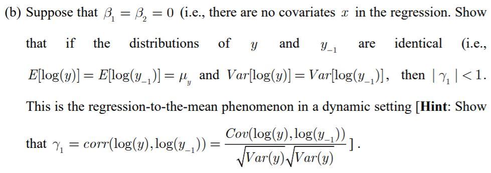 Solved 3. Consider a linear model where the dependent | Chegg.com