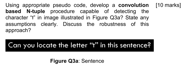 Using appropriate pseudo code, develop a convolution | Chegg.com