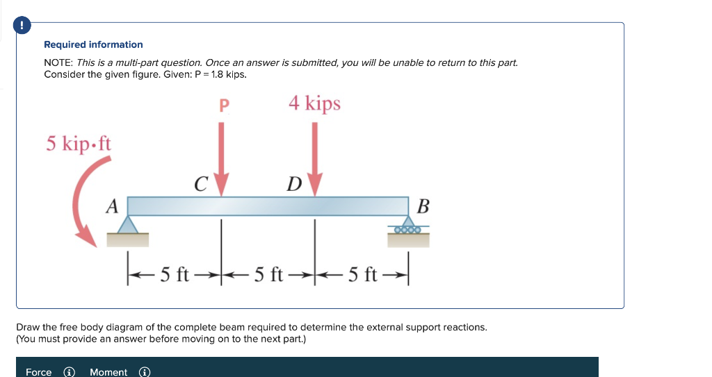 Solved Required information NOTE: This is a multi-part | Chegg.com