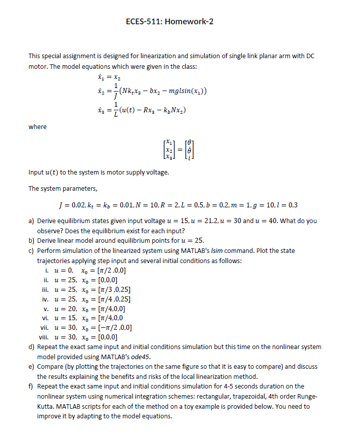 Solved ECES-511: Homework-2 This special assignment is | Chegg.com