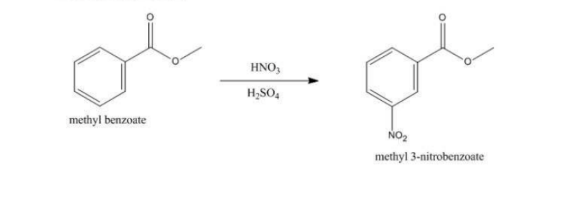Solved chemistry lab: nitration of methyl benzoate need help | Chegg.com