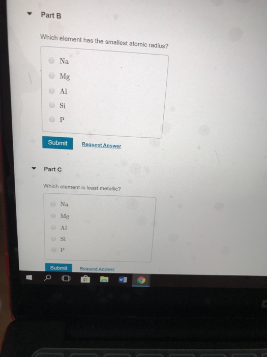 Solved Exercise 8.68 Consider the series of elements: Na, | Chegg.com
