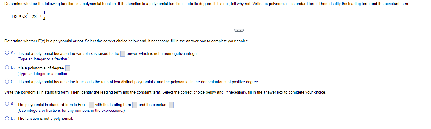 Solved Question content area top Part 1 Determine whether | Chegg.com