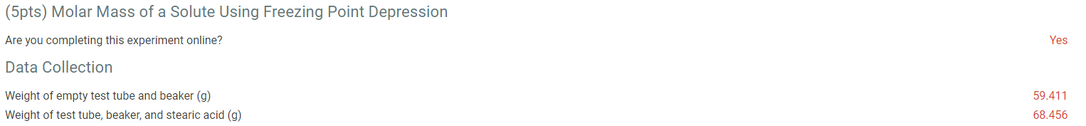 Time And Temperature Data Cooling Curves Chegg