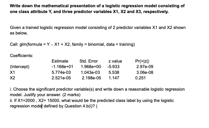 Solved Write down the mathematical presentation of a | Chegg.com