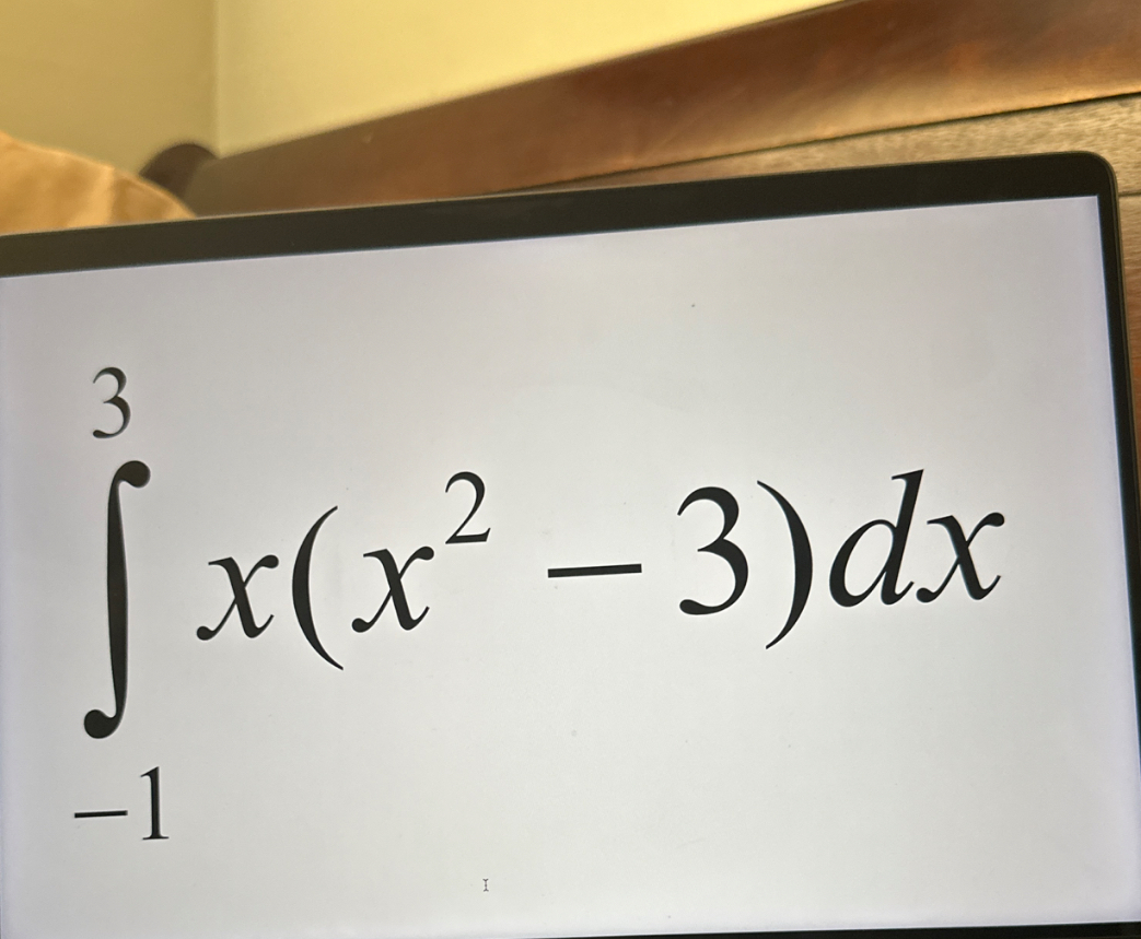 Solved ∫-13x(x2-3)dx | Chegg.com