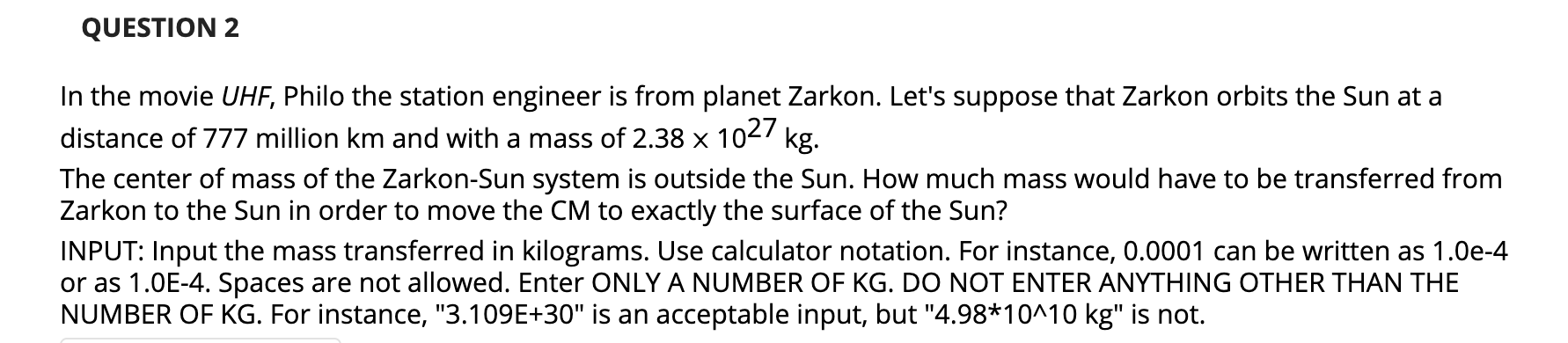 Solved QUESTION 2 In the movie UHF, Philo the station | Chegg.com