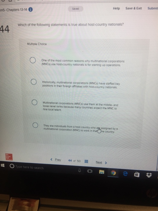 Solved Which of the following statements is true about | Chegg.com