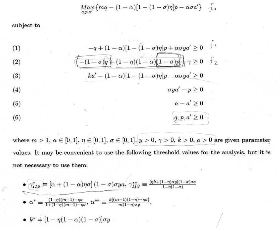 Derive The First Order Conditions Kkt Conditions