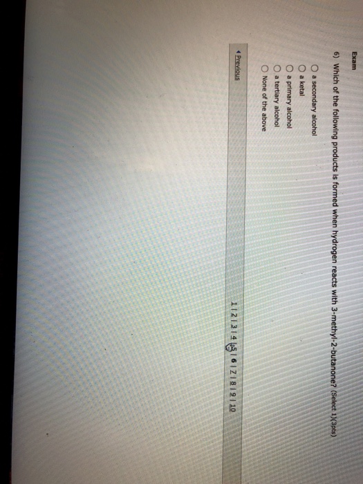 Solved 6) Which of the following products is formed when | Chegg.com