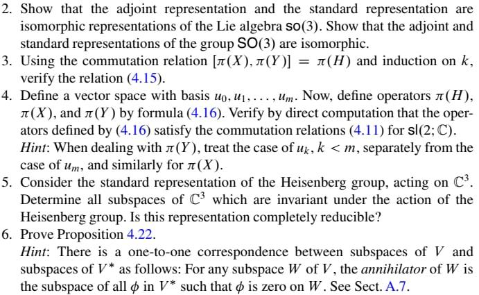 2. Show that the adjoint representation and the | Chegg.com