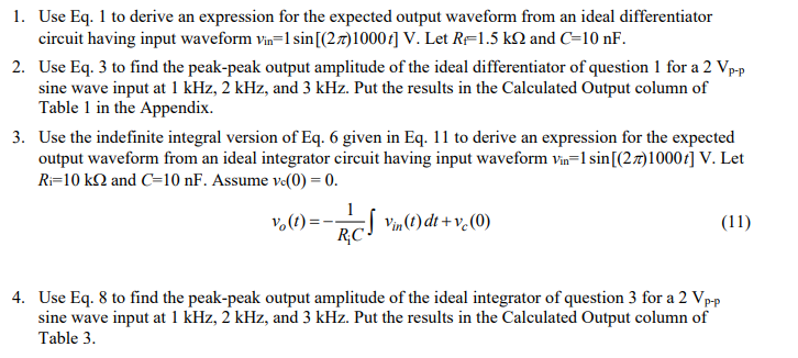 Solved 1. Use Eq. 1 to derive an expression for the expected | Chegg.com