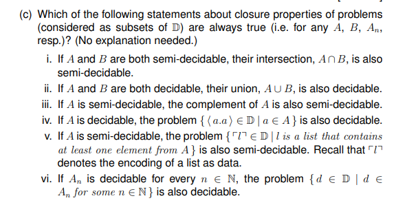 Solved 2. This question is about decidability and | Chegg.com