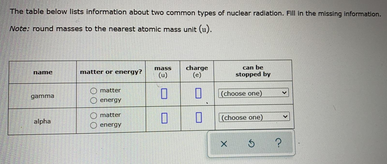 Solved The table below lists information about two common | Chegg.com