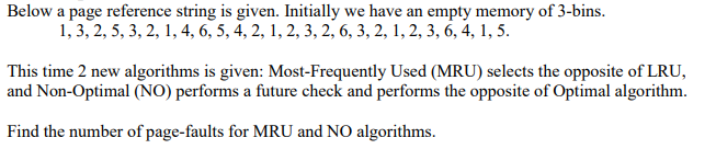 Solved Below a page reference string is given. Initially we | Chegg.com
