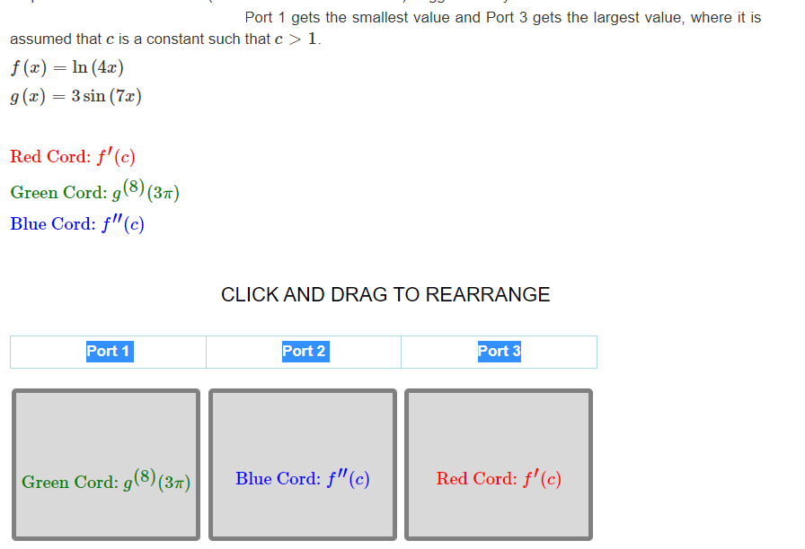 Solved Port 1 gets the smallest value and Port 3 gets the | Chegg.com